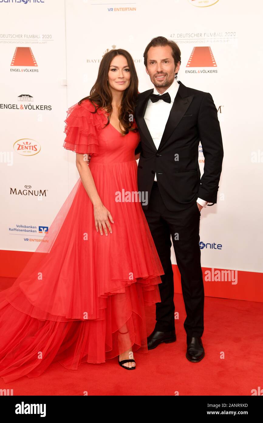 Munich, Germany. 18th Jan, 2020. Quirin Berg, producer and Kara Hecker ...