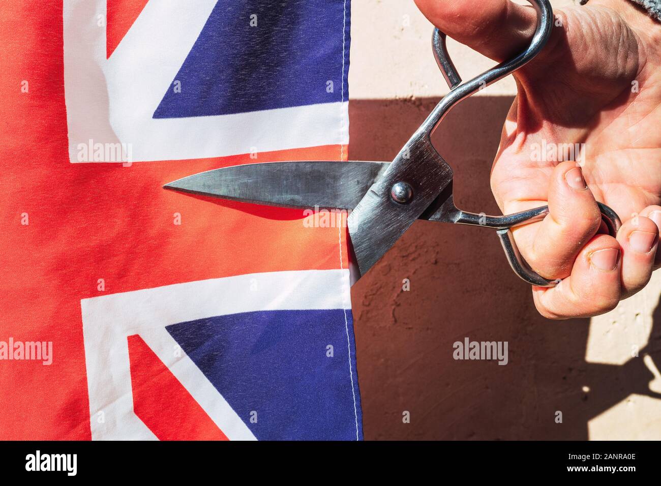 Symbolic protest against United Kingdom by mistreating its national ...