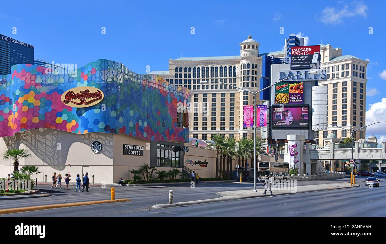 Las Vegas Nevada, USA October 3, 2018 View of East Flamingo Rd, Las ...