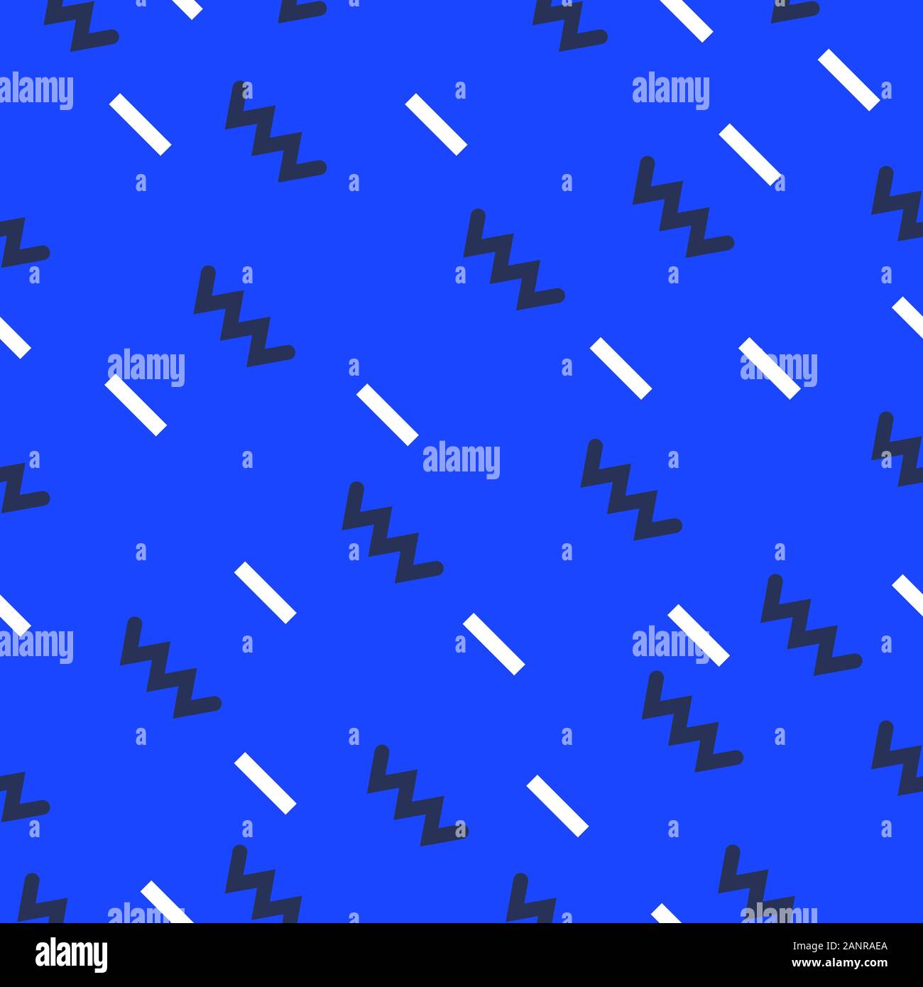 Seamless zigzag and straight line pattern. Memphis design style repeat ...