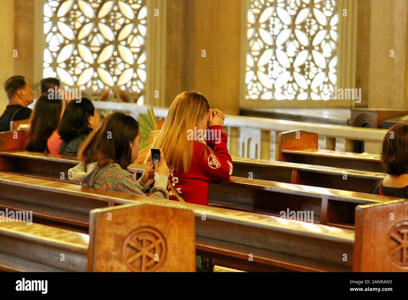 Philippines. 17th Jan, 2020. The National Shrine of Our Mother of ...
