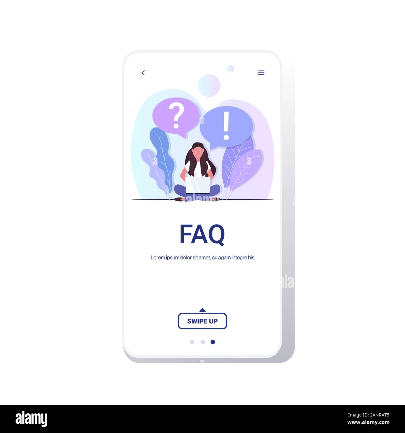 Mobile website laptop in Cut Out Stock Images & Pictures - Alamy