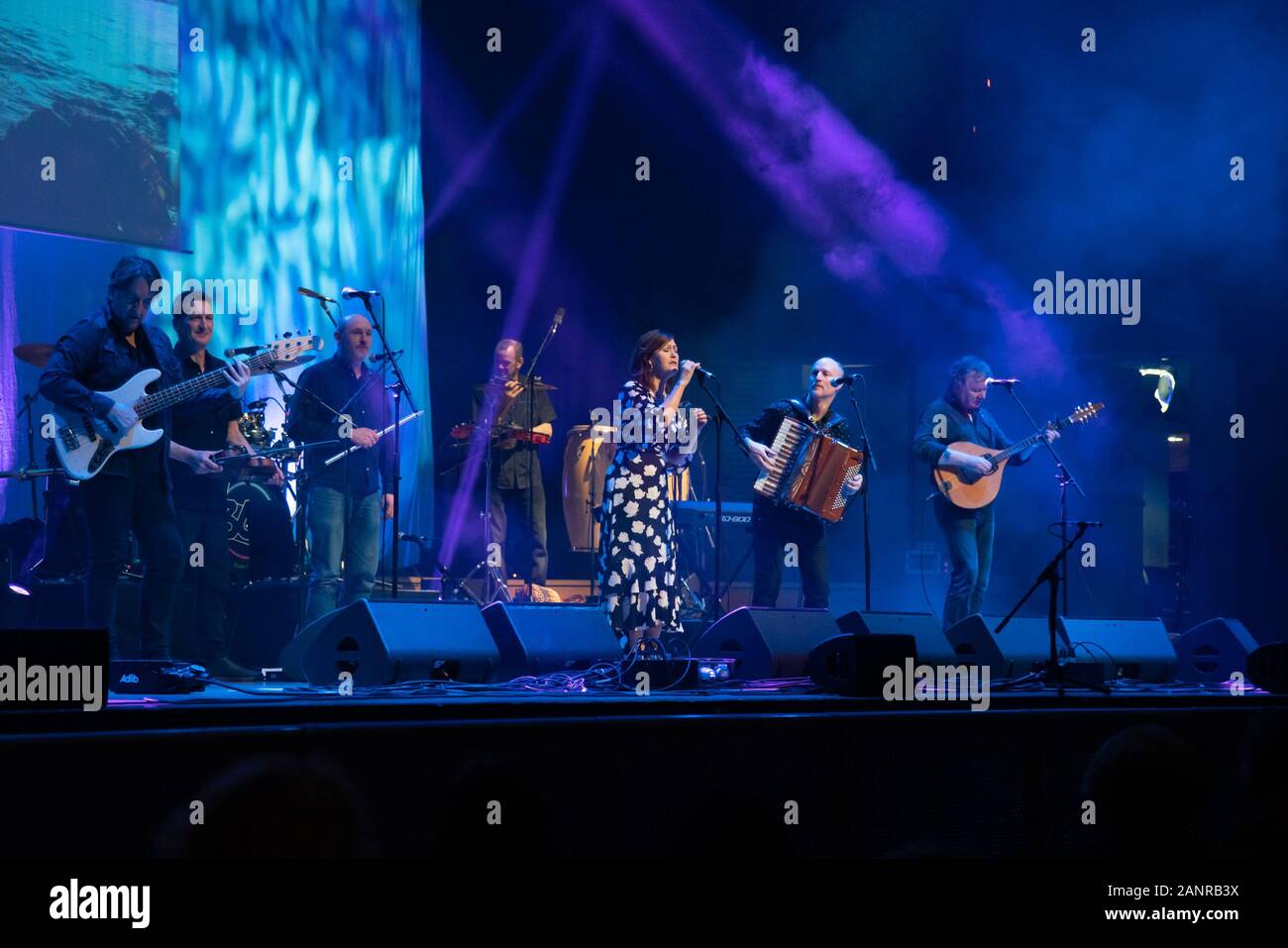 Glasgow, UK. 18th January 2020. Celtic Connections festival 2020. Karen ...