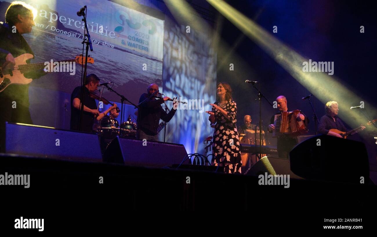 Glasgow, UK. 18th January 2020. Celtic Connections festival 2020. Karen ...