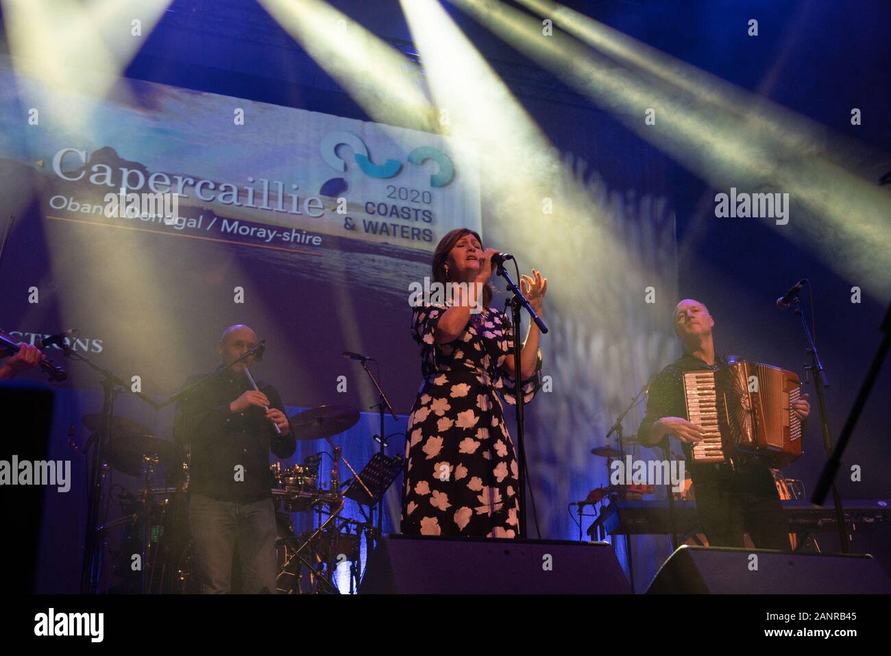 Glasgow, UK. 18th January 2020. Celtic Connections festival 2020. Karen ...