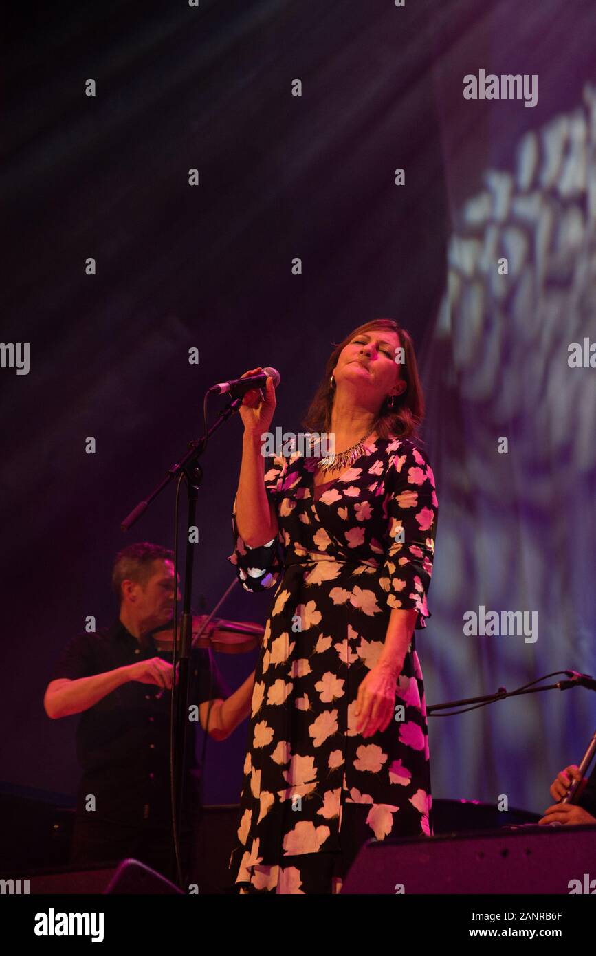 Glasgow, UK. 18th January 2020. Celtic Connections festival 2020. Karen ...
