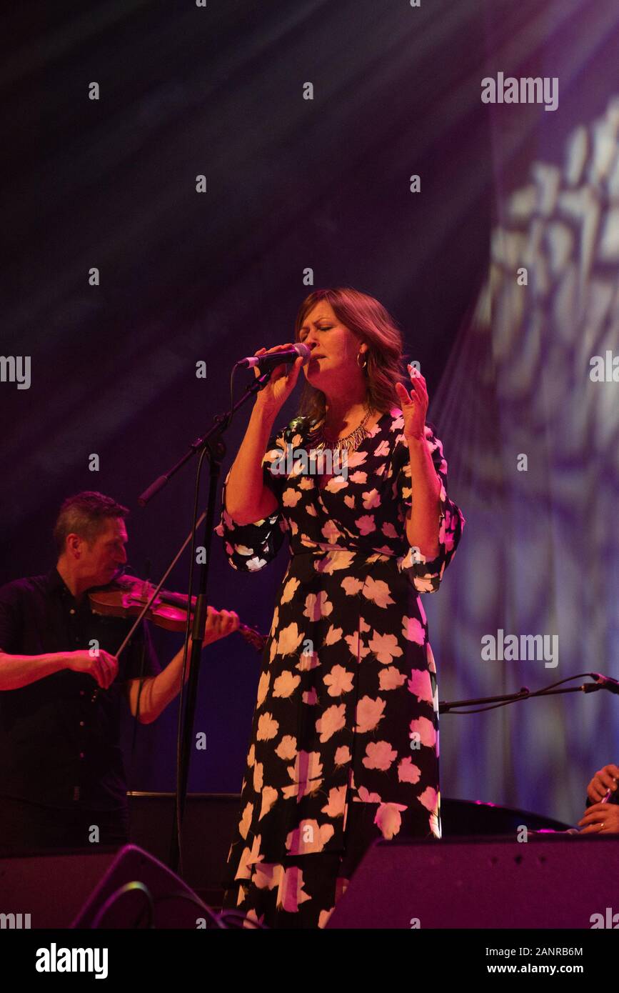 Glasgow, UK. 18th January 2020. Celtic Connections festival 2020. Karen ...