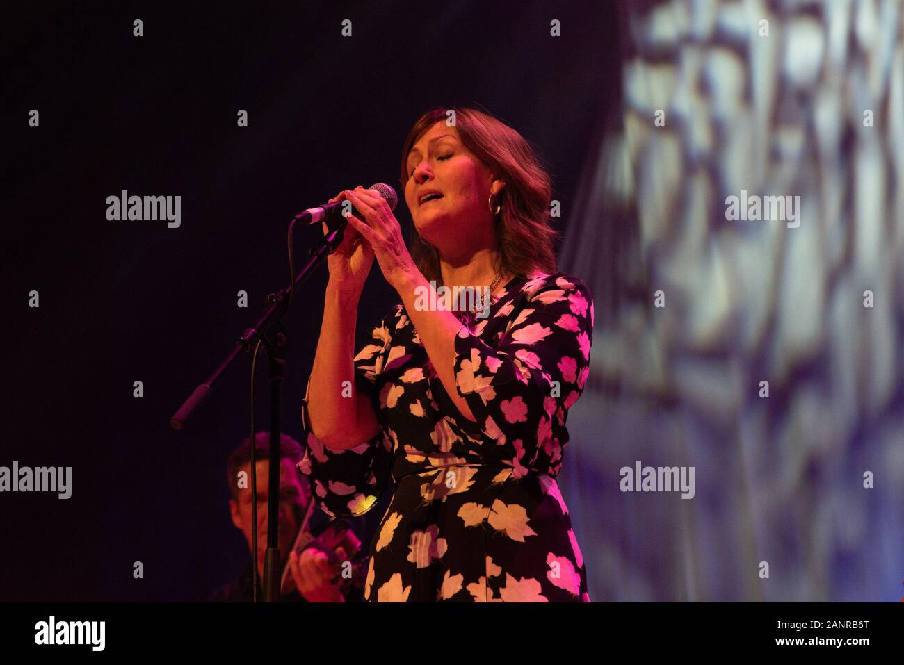 Glasgow, UK. 18th January 2020. Celtic Connections festival 2020. Karen ...