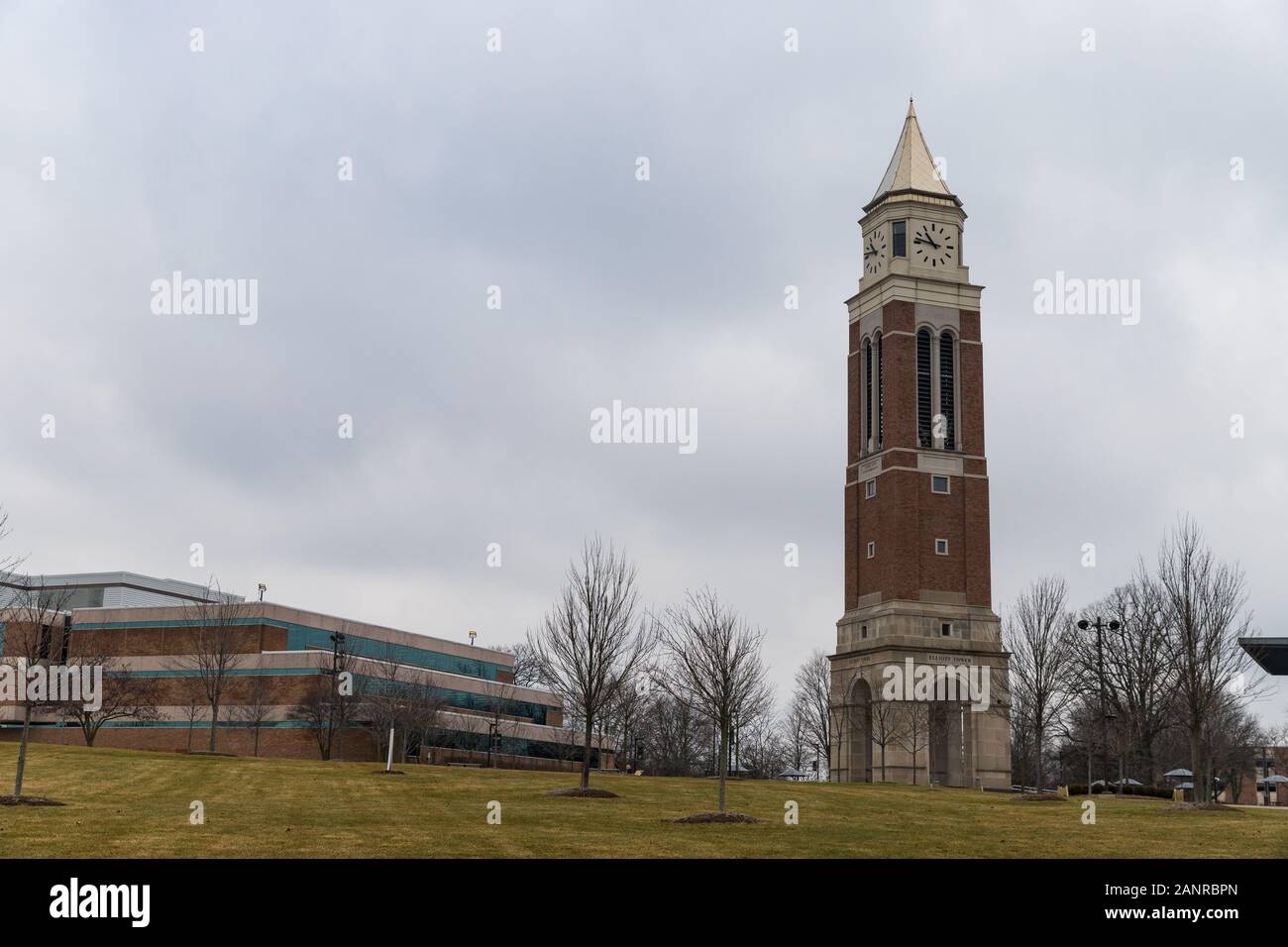 Rochester, MI / USA - January 3, 2020: Elliott Tower, housing a ...