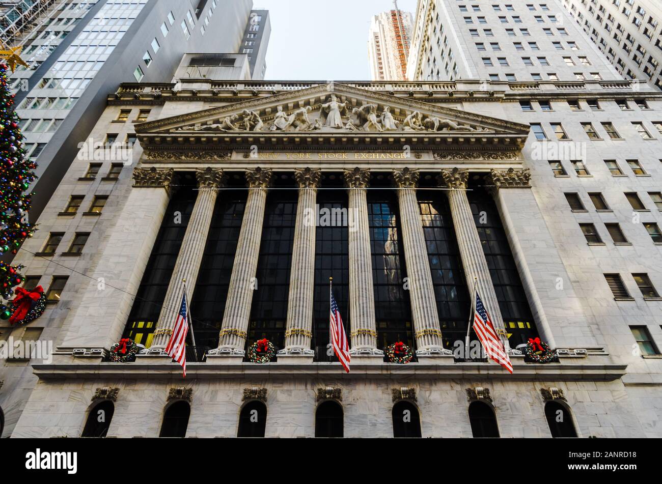 Wall Street Stock Exchange Building