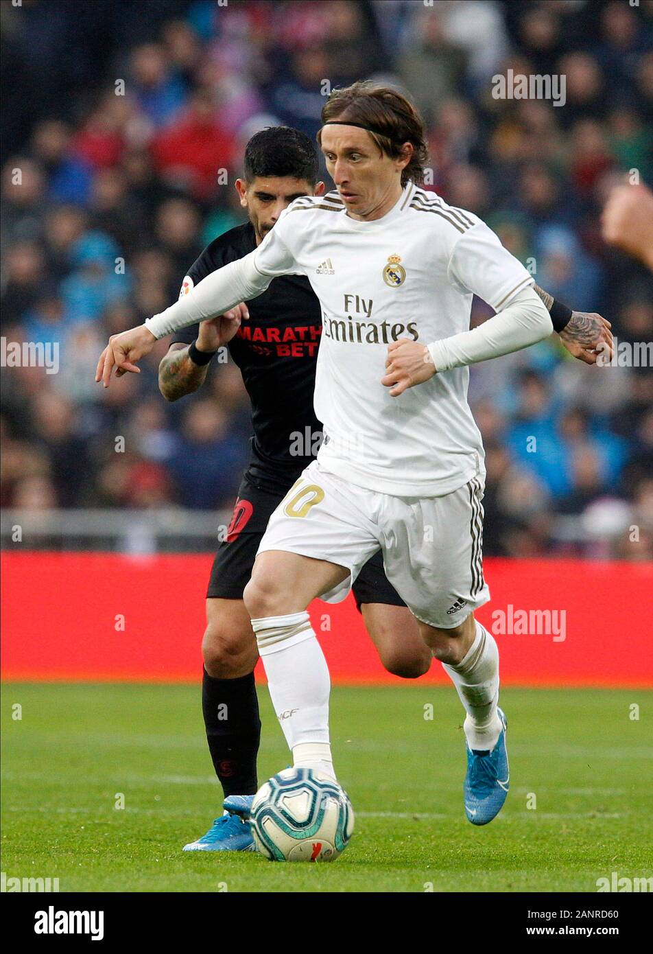Madrid, Spain. 18th Jan, 2020. Real Madrid CF's Luka Modric seen in ...