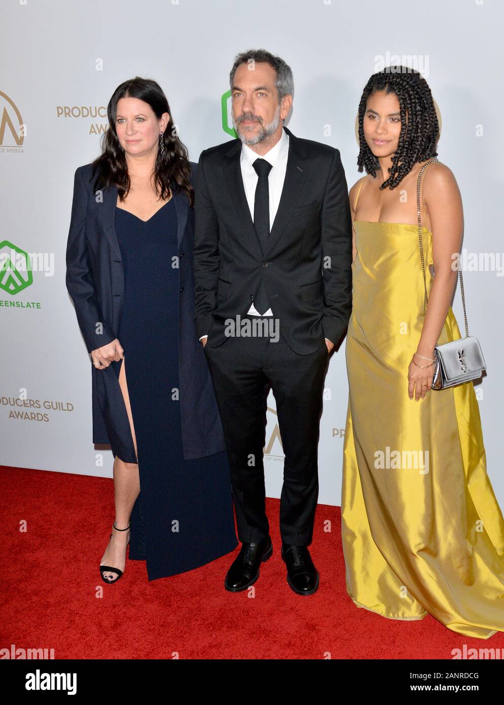 Los Angeles, USA. 18th Jan, 2020. Todd Phillips, Emma Tillinger Koskoff ...