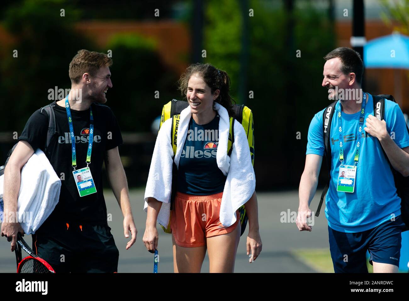 Melbourne, Australia. 19th Jan, 2020. Assistant coach Dan Smethurst ...