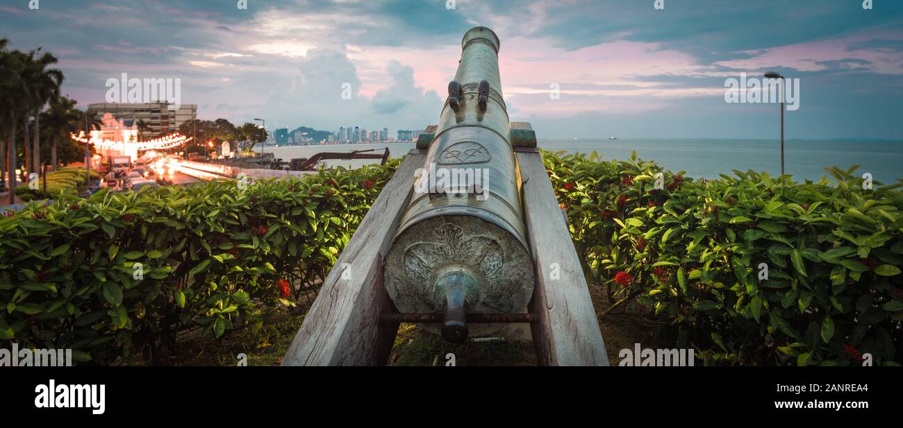 Fort Cornwallis, bastion fort in George Town, Penang, Malaysia ...