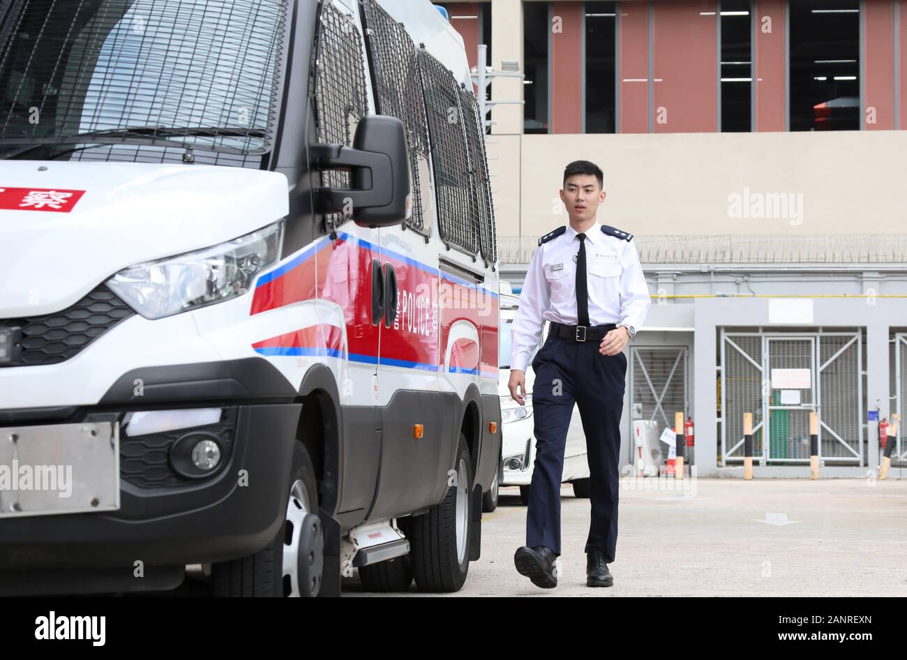 Hong Kong, China's Hong Kong. 14th Jan, 2020. Hong Kong police ...