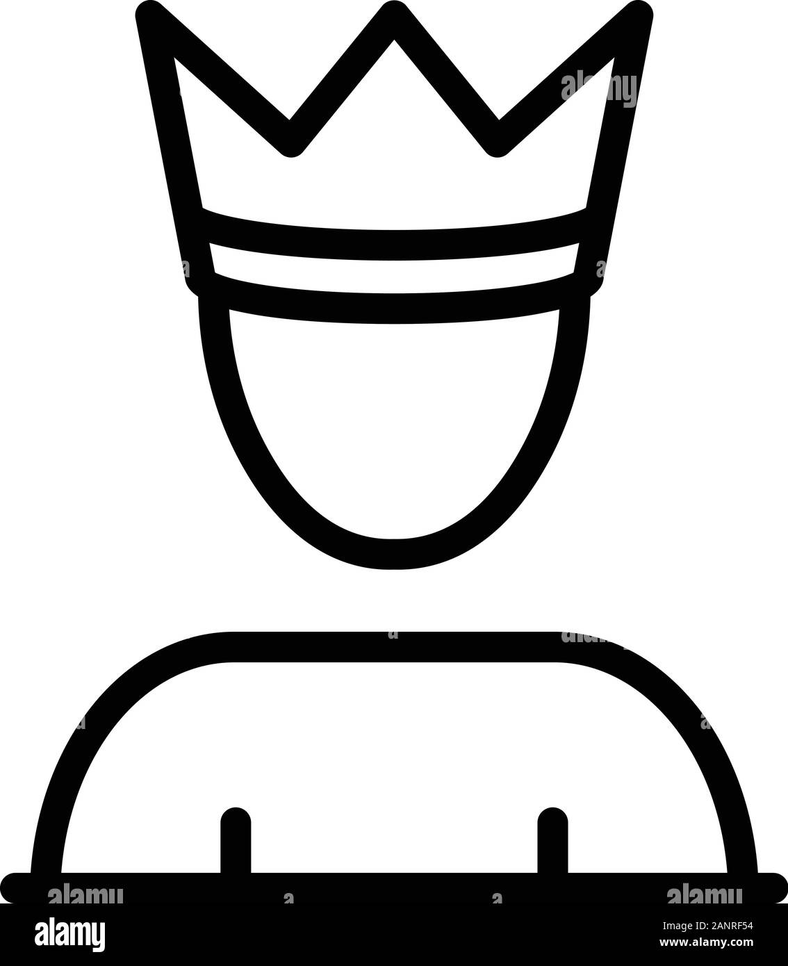 Handsome man crown in Black and White Stock Photos & Images - Alamy