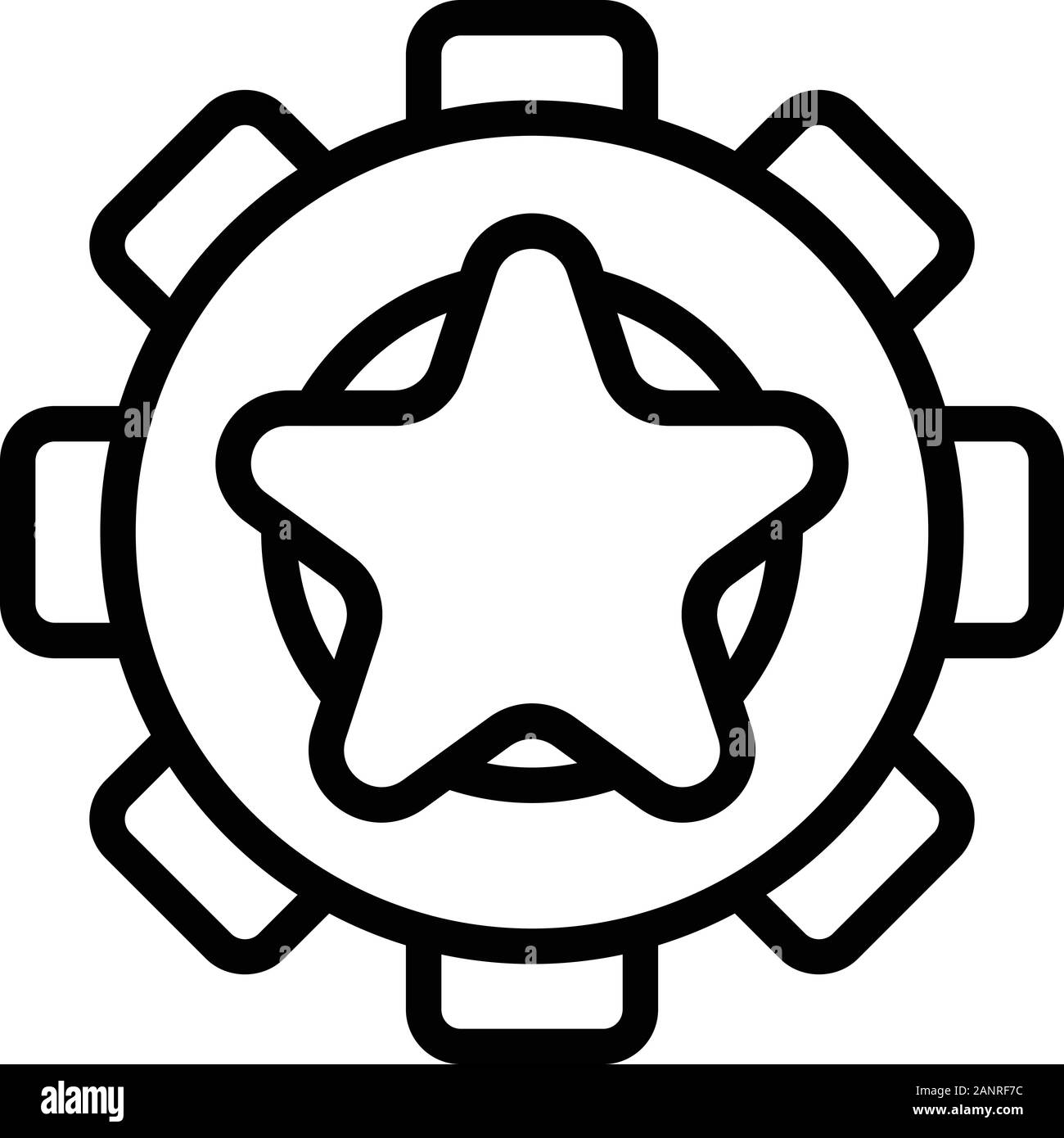 Very shiny gear teeth Stock Vector Images - Alamy