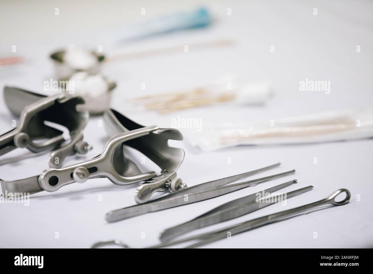 Surgical instruments on sterile table hi-res stock photography and ...