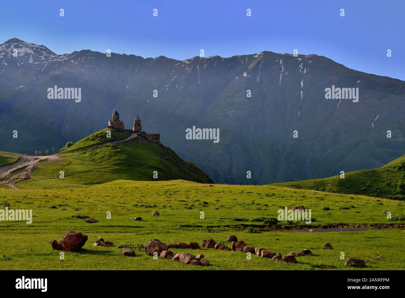 Stepantsminda, kazbegi georgia hi-res stock photography and images - Alamy