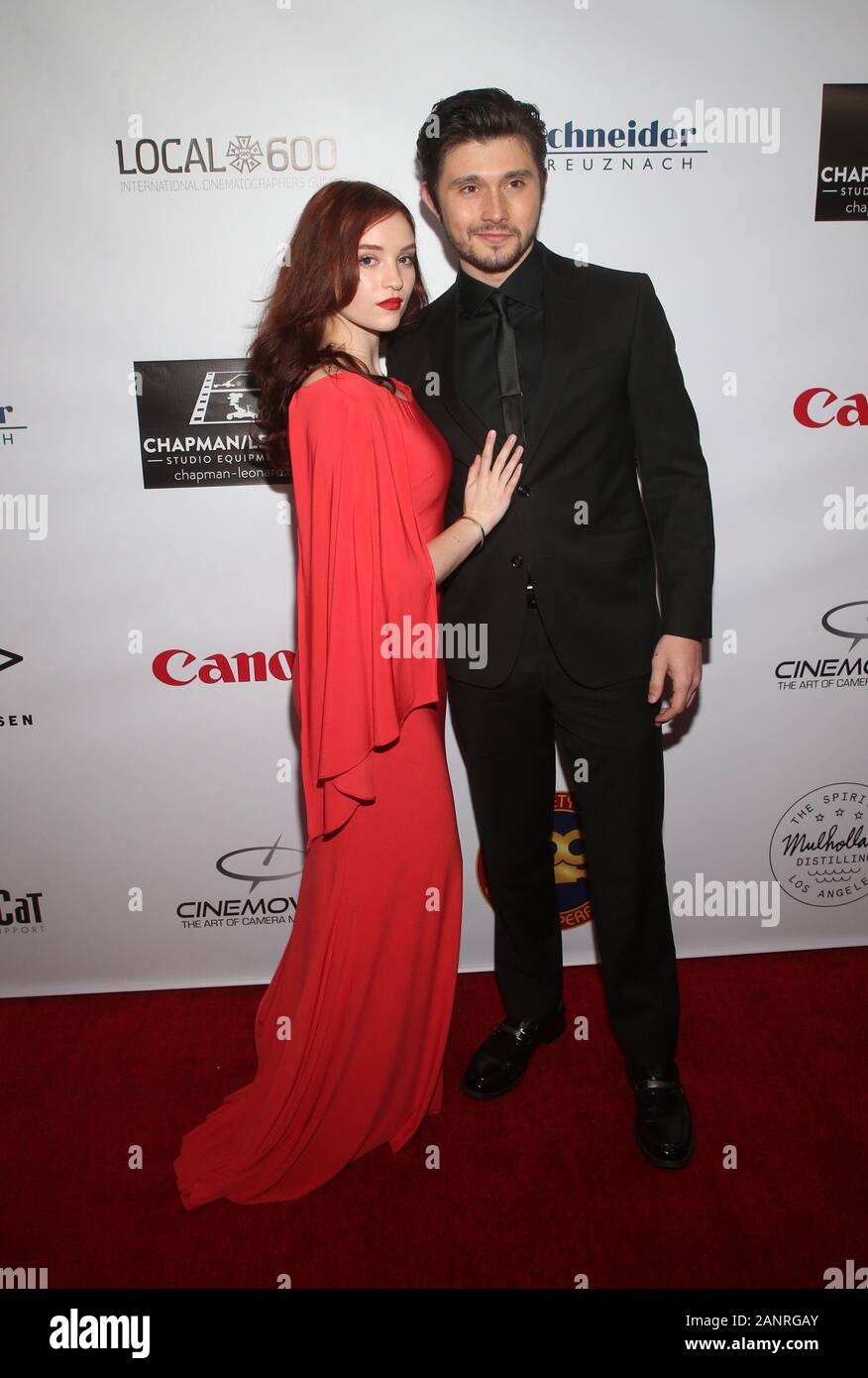 Hollywood, USA. 18th Jan, 2020. Samantha Rose Baldwin, Mateus Ward, at ...