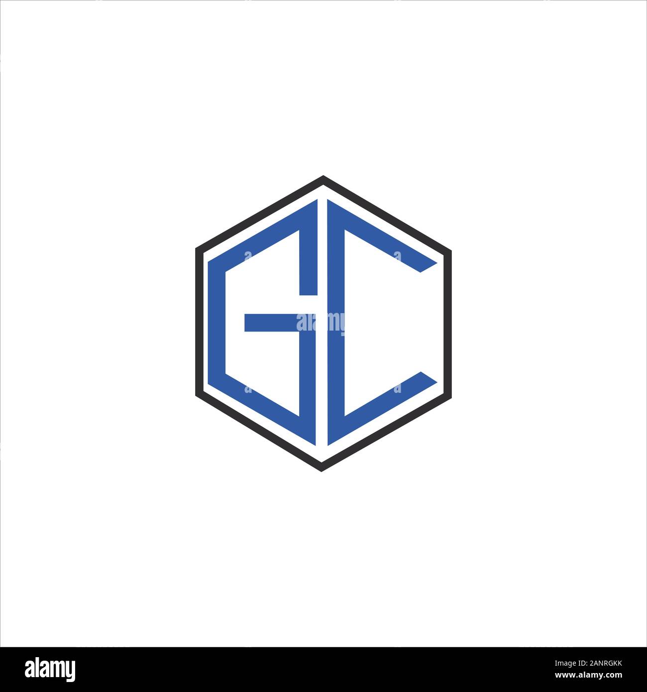 initial letter gc or cg logo vector design Stock Vector Image & Art - Alamy