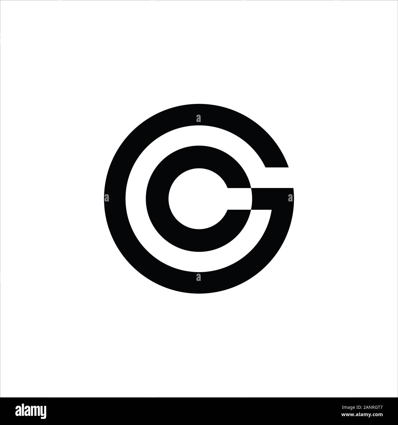 Cg logo design white Black and White Stock Photos & Images - Alamy