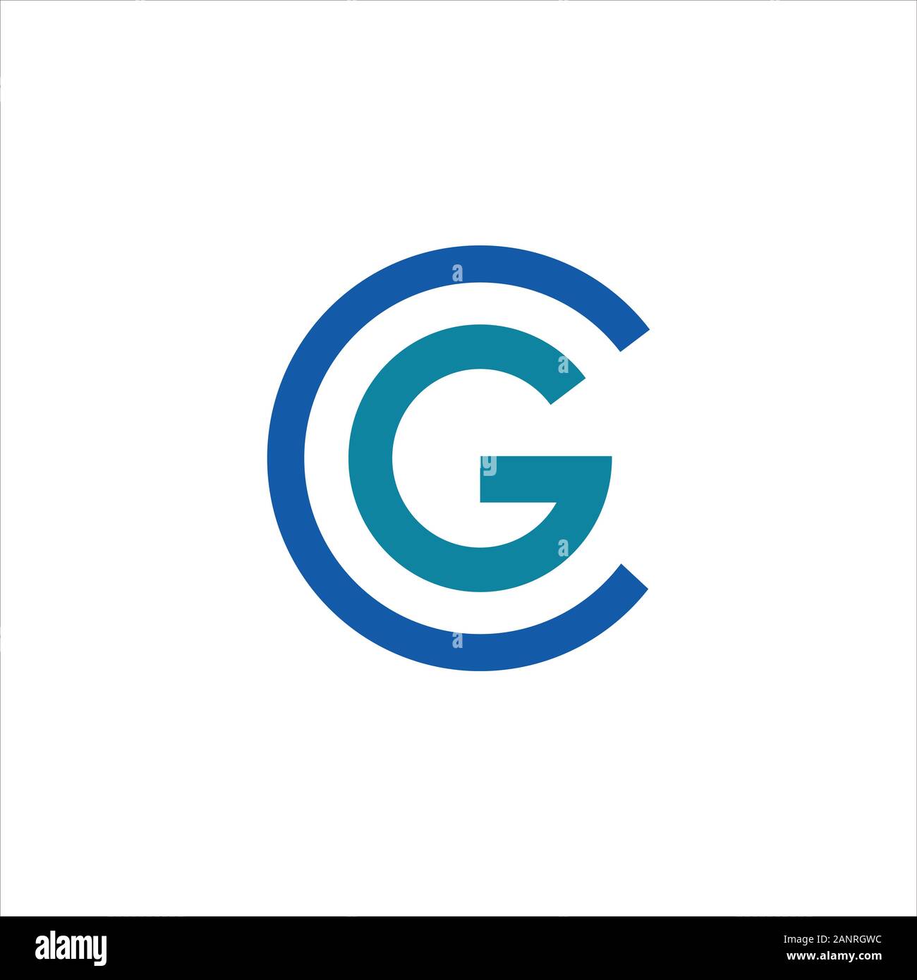 initial letter gc or cg logo vector design Stock Vector Image & Art - Alamy