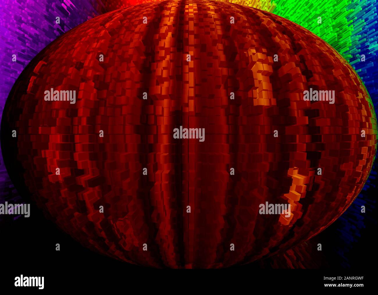 Abstract lego planet in colorful cartoon space Stock Photo - Alamy