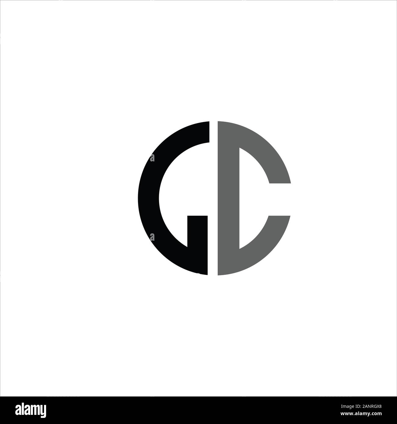 initial letter gc or cg logo vector design Stock Vector Image & Art - Alamy