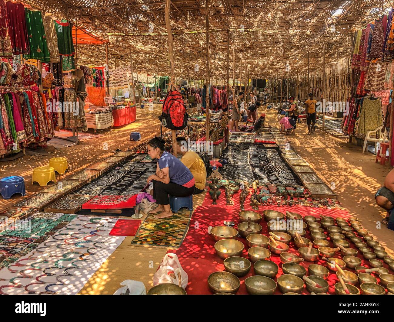North Goa India Market Stock Photo - Alamy