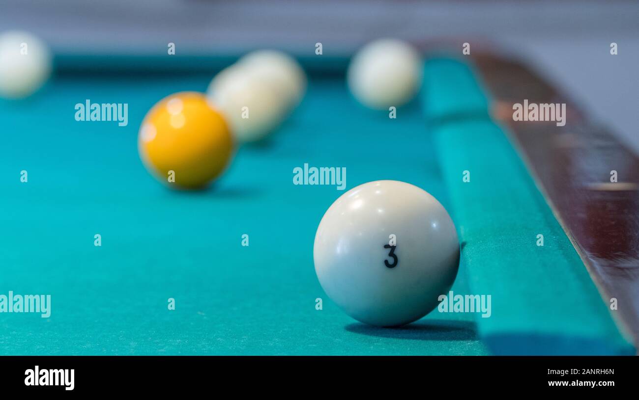 Pool Table Ball Set Up High Resolution Stock Photography and Images - Alamy