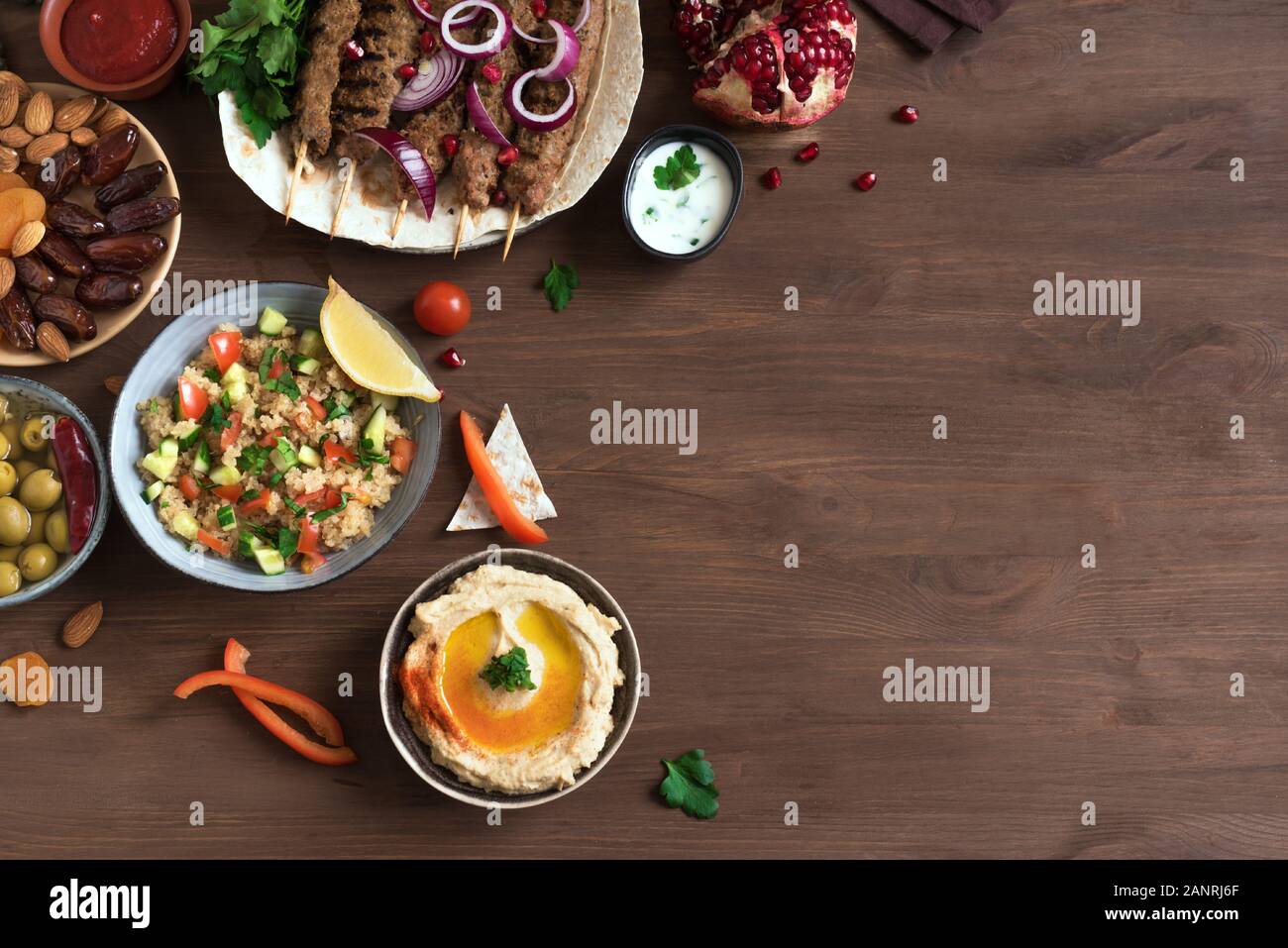 Arabian dinner set hi-res stock photography and images - Alamy