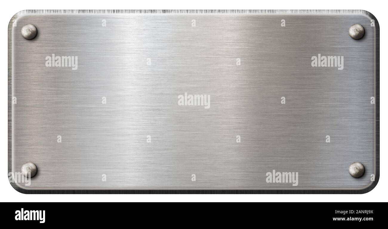 Steel plaque Cut Out Stock Images & Pictures - Alamy