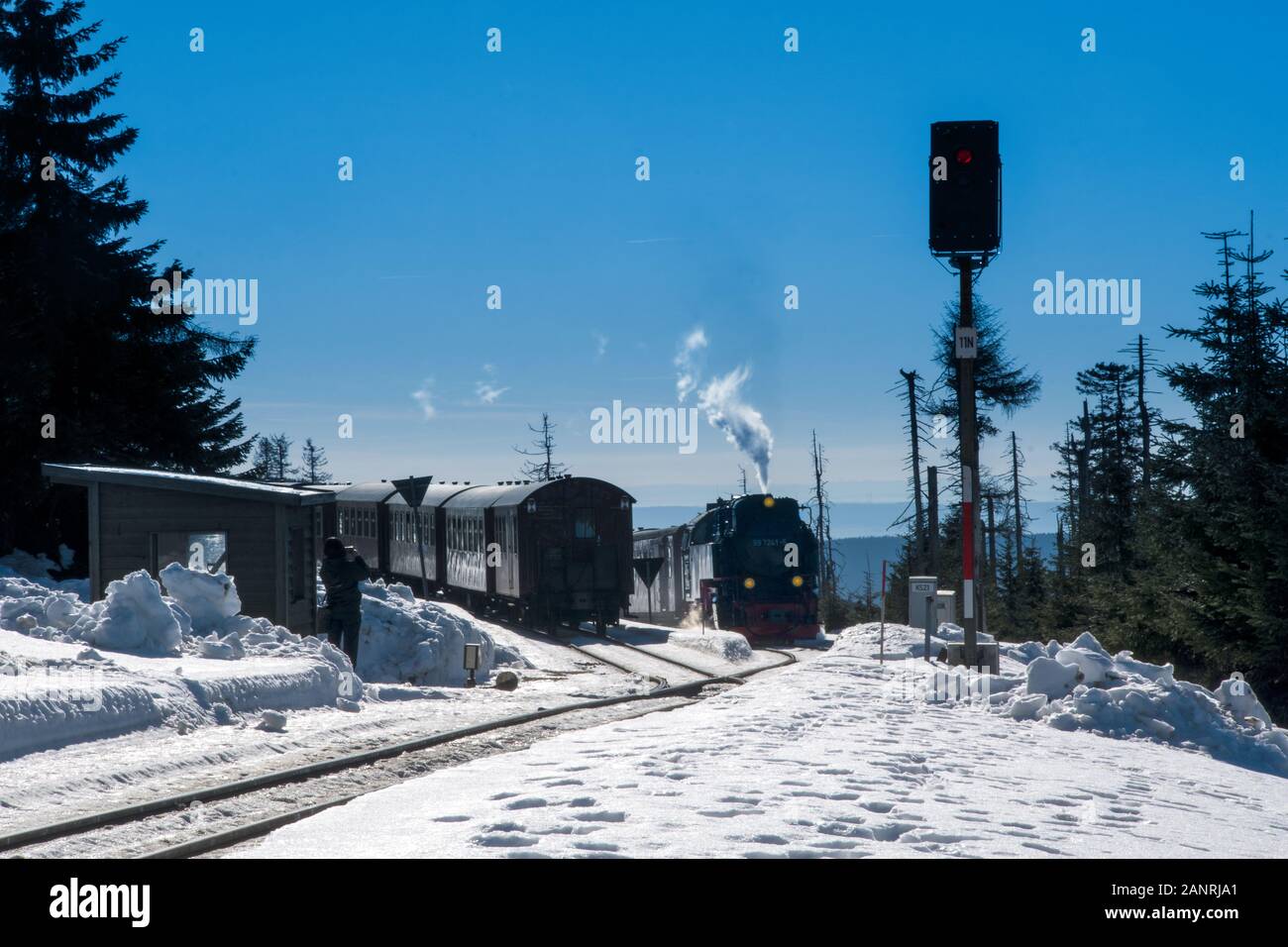 Old german steam engine locomotive hi-res stock photography and images ...