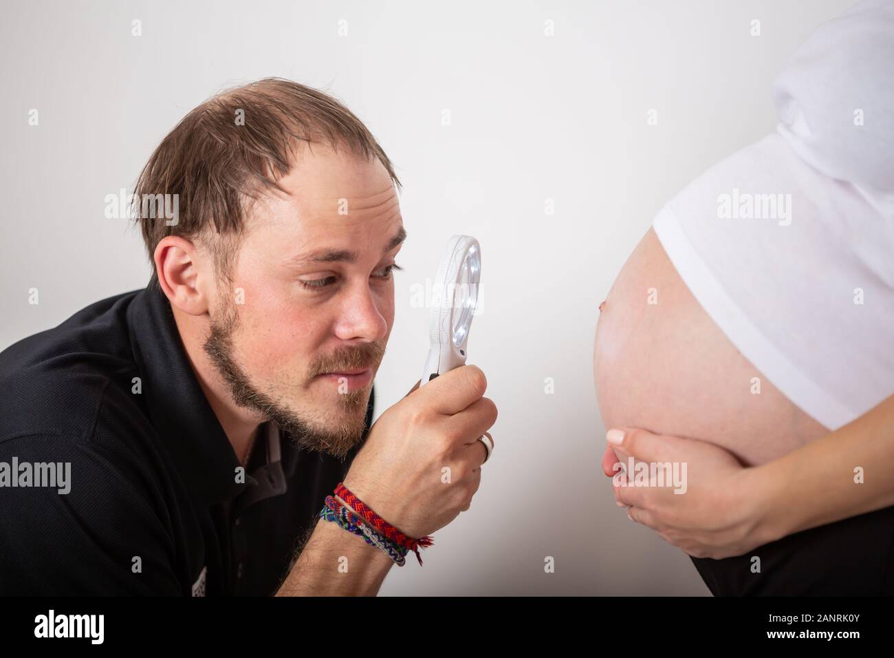 Pregnant man hi-res stock photography and images - Alamy