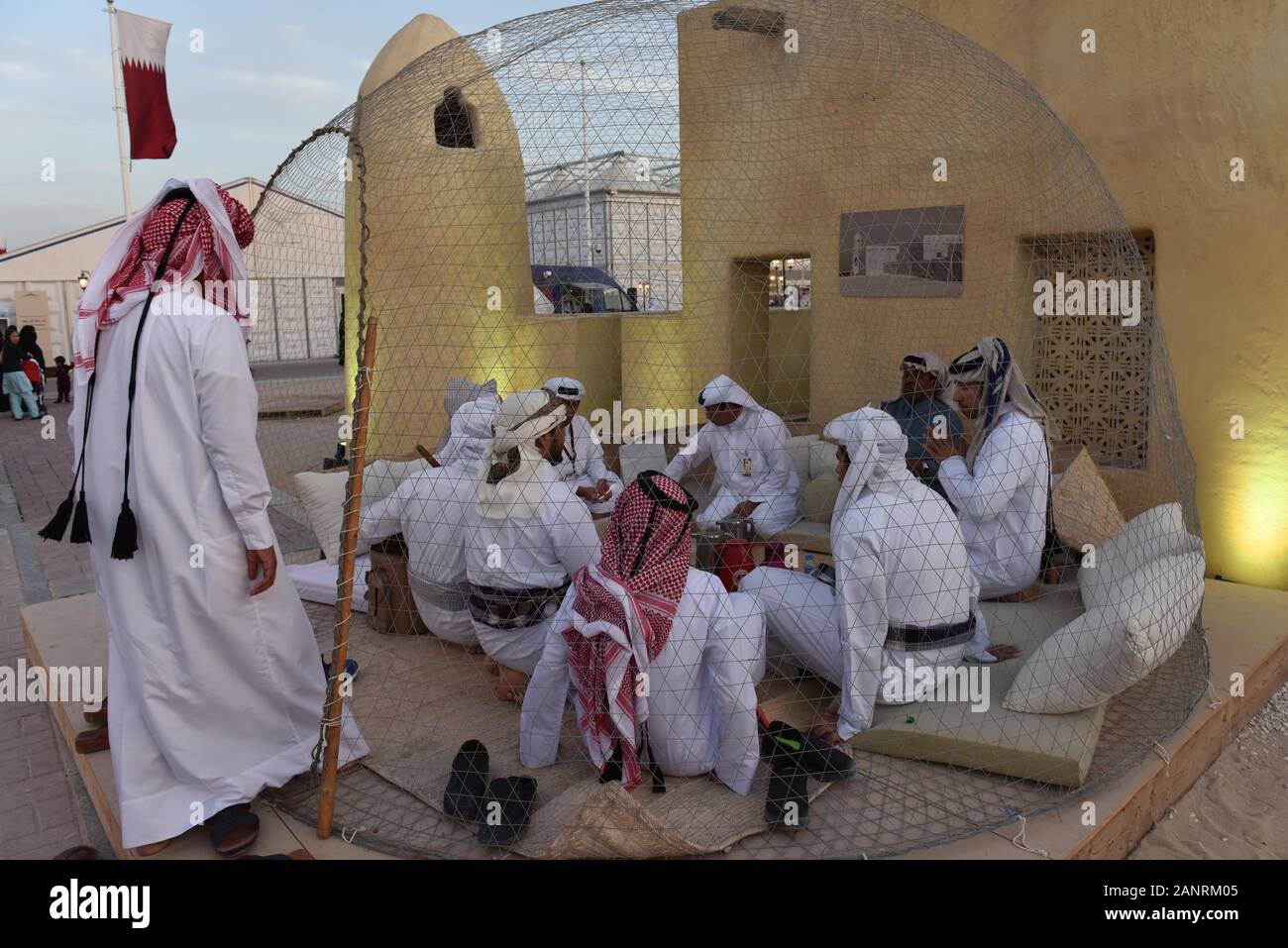 Qatari men gathering hi-res stock photography and images - Alamy