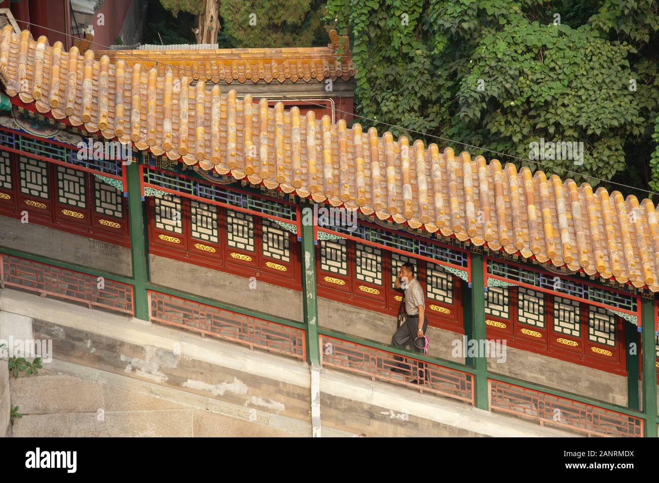 Beijing, China. traditional chinese architecture, roof detail Stock ...