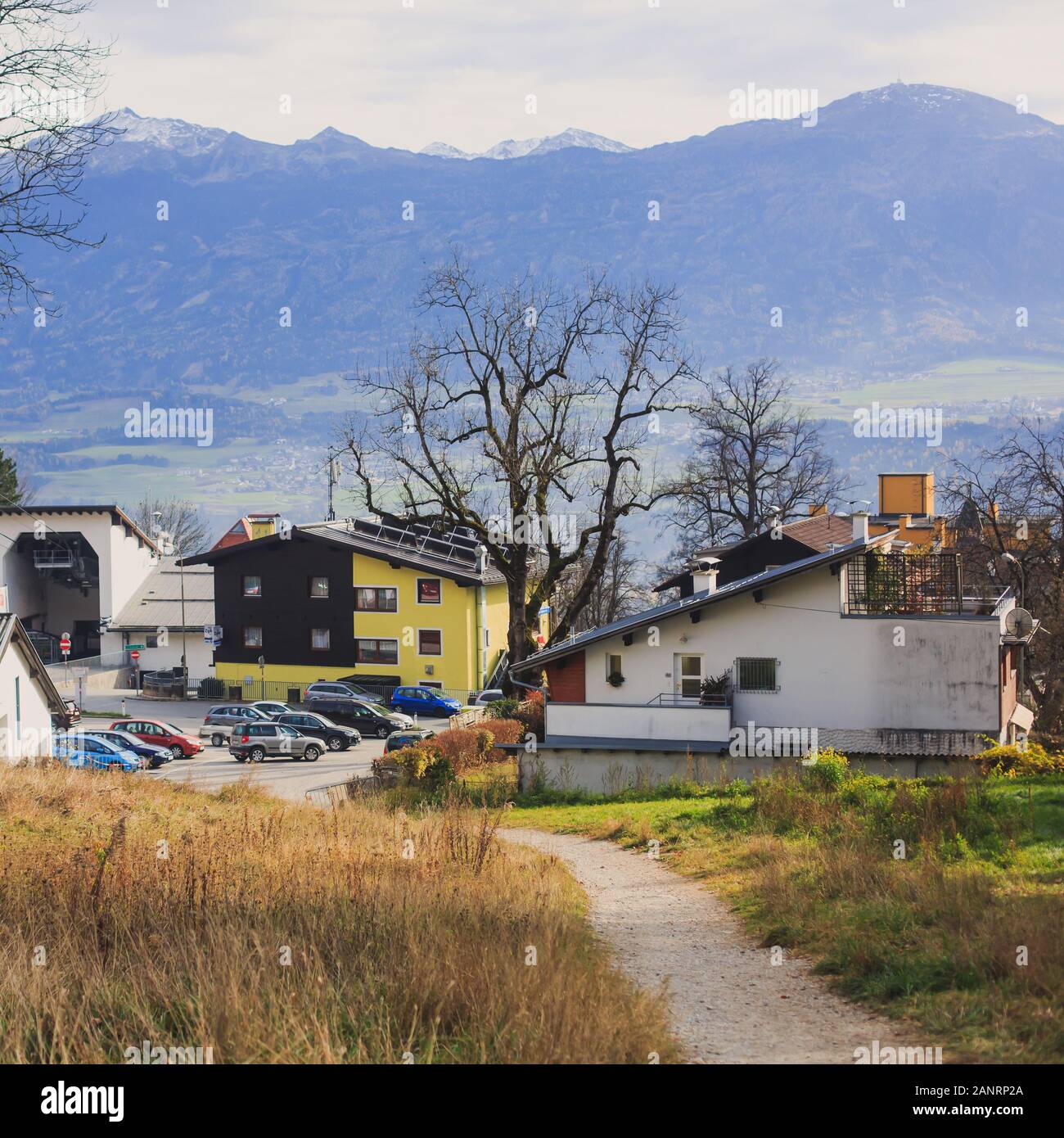 Vintage view of innsbruck hi-res stock photography and images - Alamy