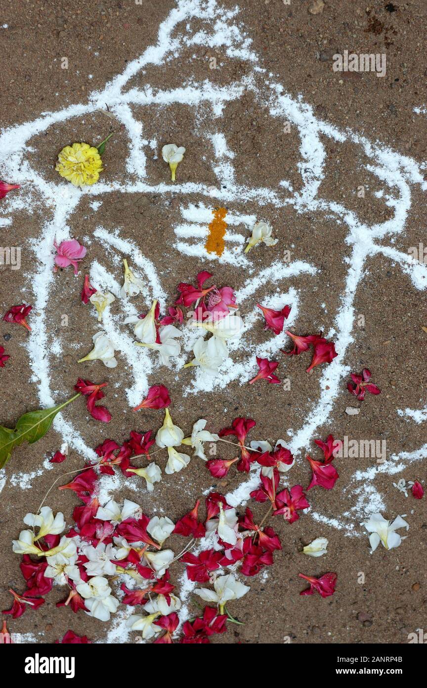 Ganesha Sketches Simple For Rangoli