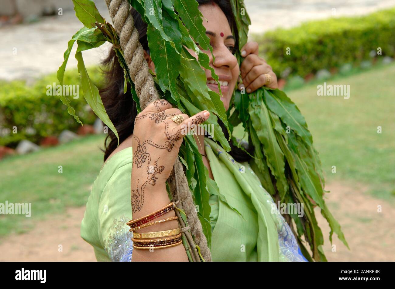 City Palace, Teej festival, Indian culture, henna, indian woman, swing ...
