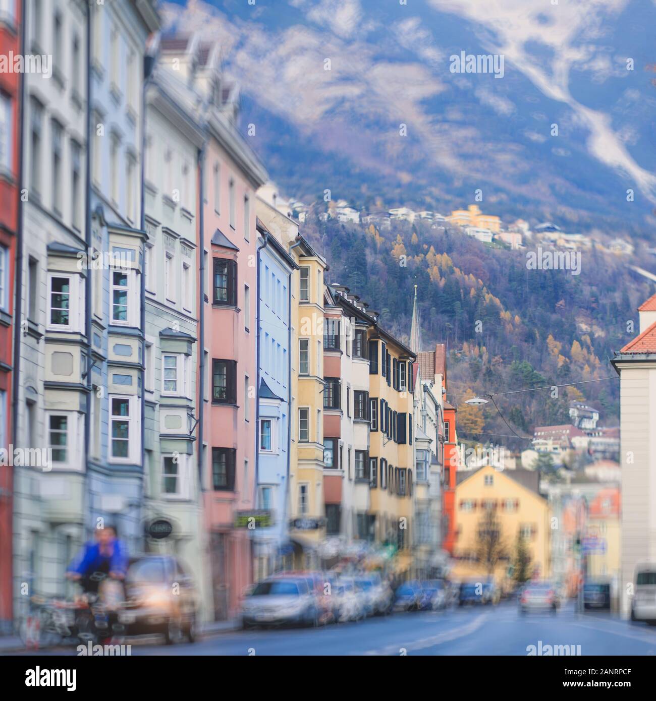 Vintage view of innsbruck hi-res stock photography and images - Alamy