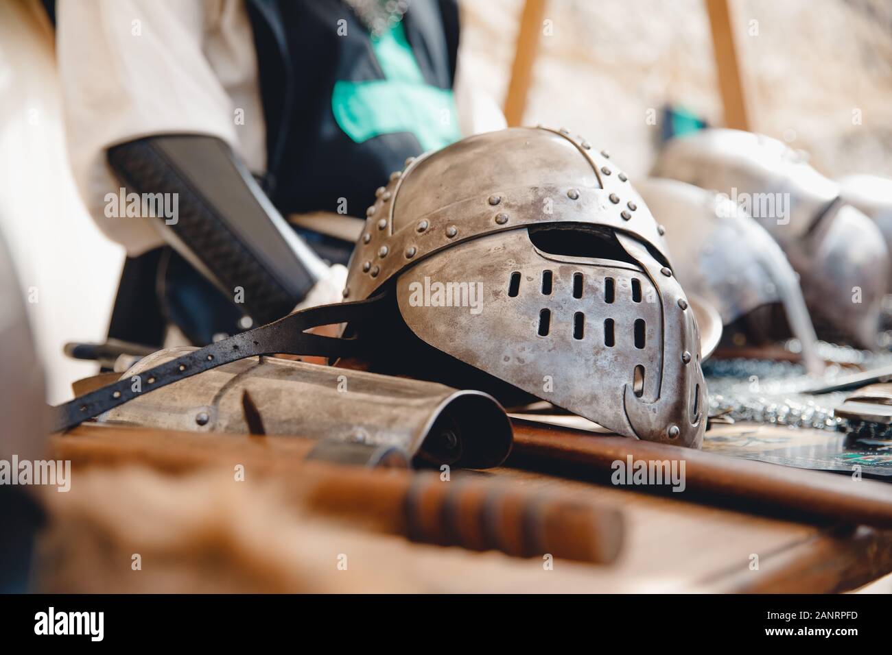 Viking armour exhibition hi-res stock photography and images - Alamy