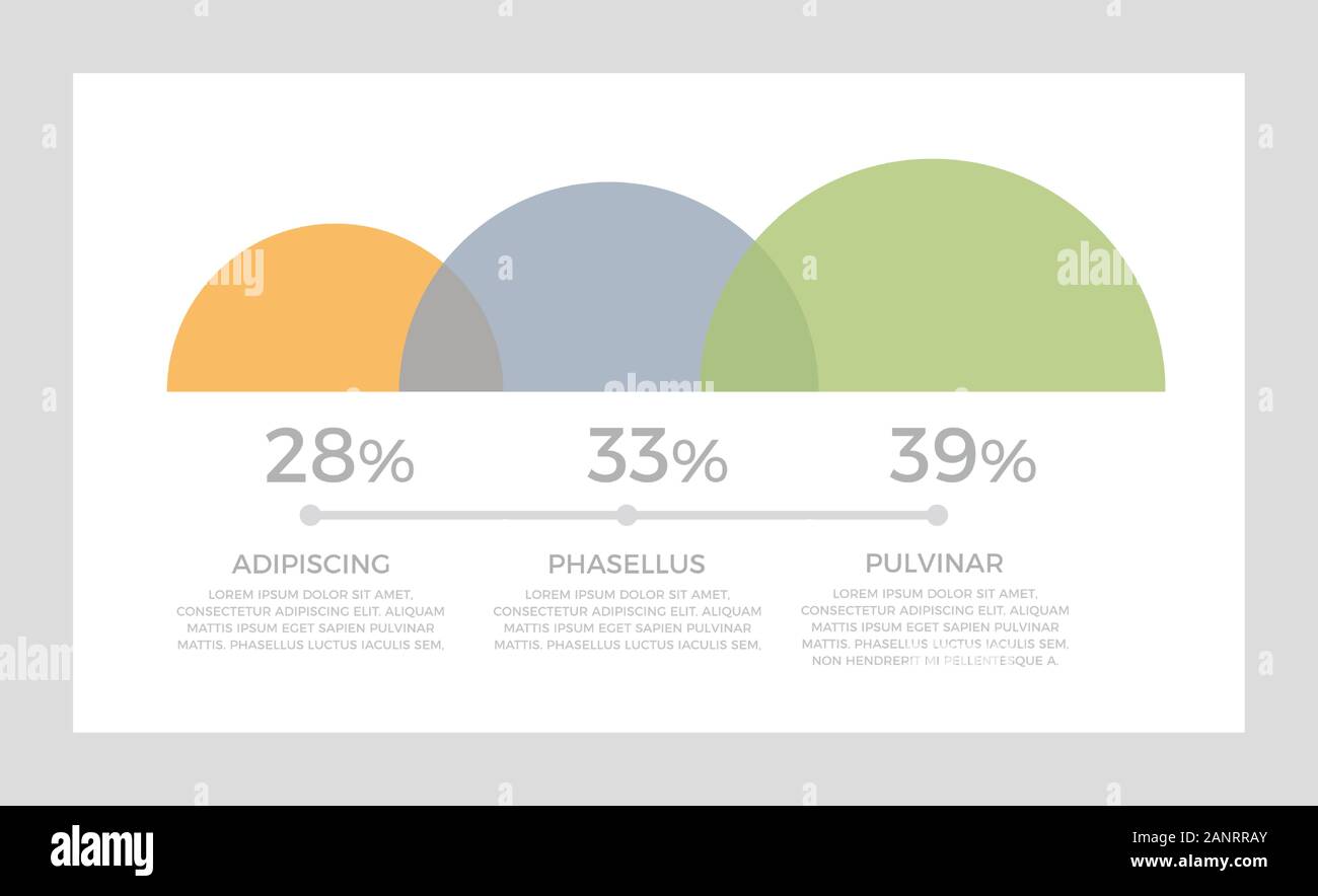 Set of green and blue, orange elements for infographic presentation ...