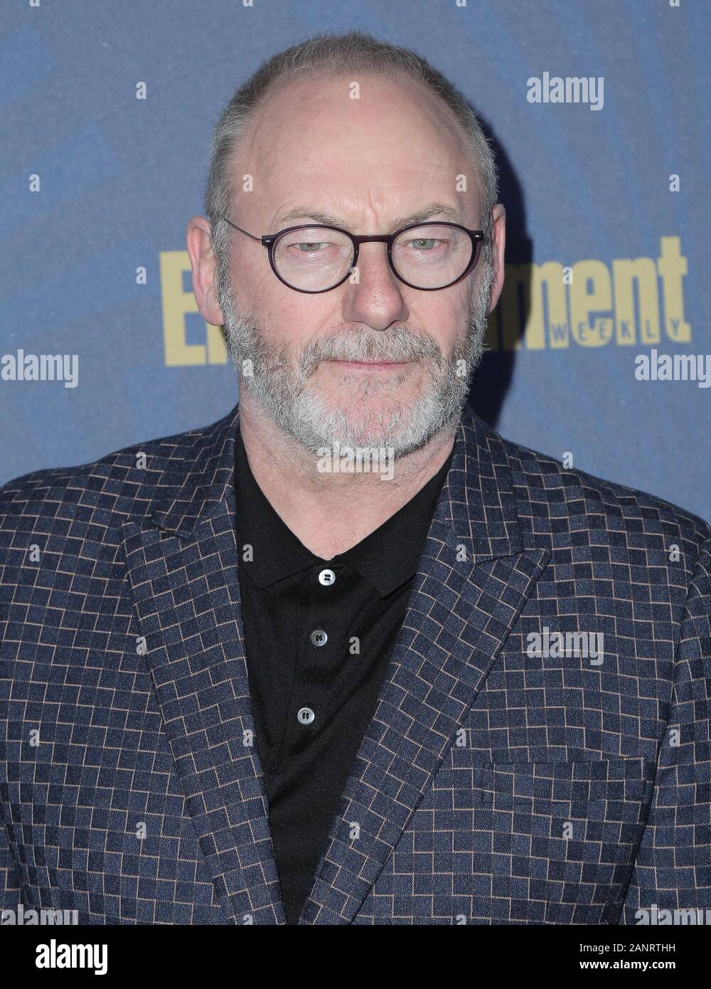 Hollywood, USA. 18th Jan, 2020. Liam Cunningham walking the red carpet ...
