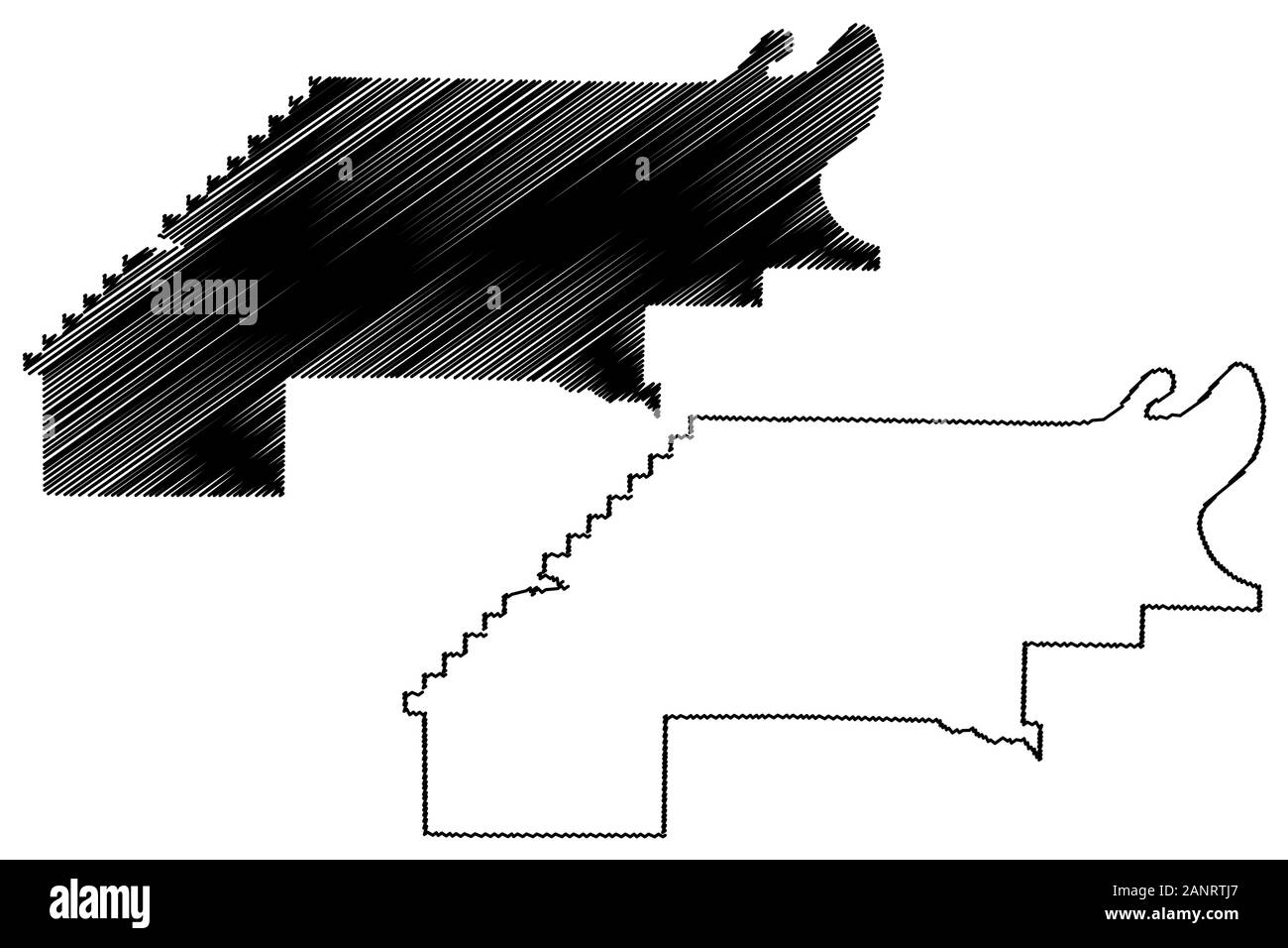 Perryville arkansas map Stock Vector Images - Alamy