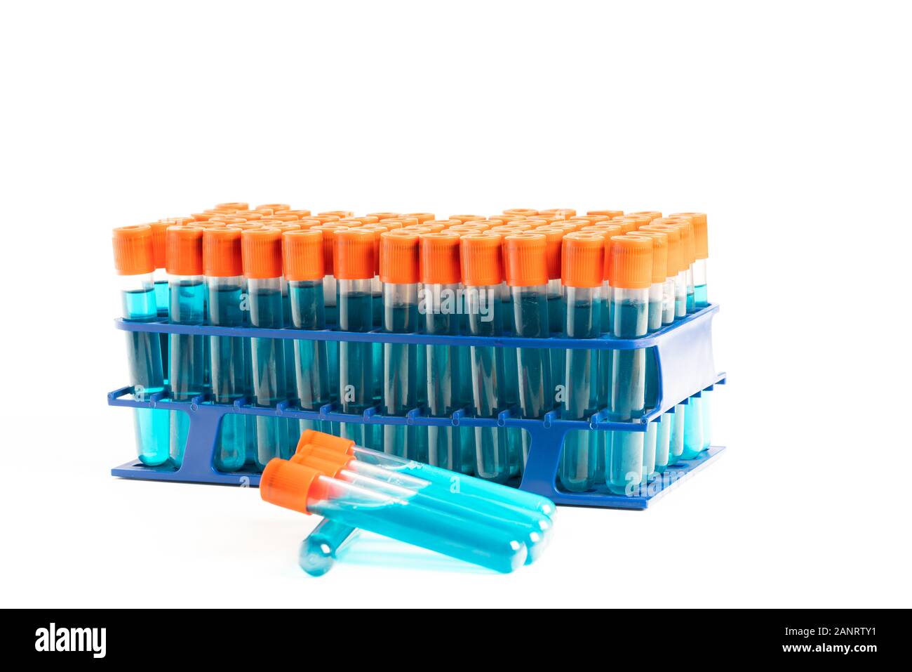 Test tubes with chemical samples in science laboratory Stock Photo - Alamy
