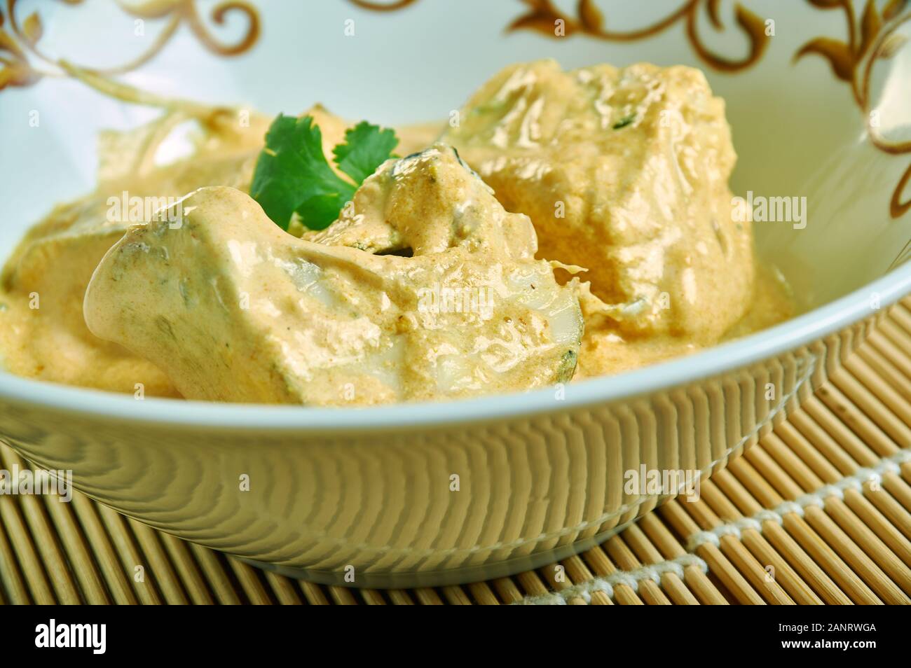 African Mpuh Fish - Cameroonian Spicy fish in plantain pudding Stock ...