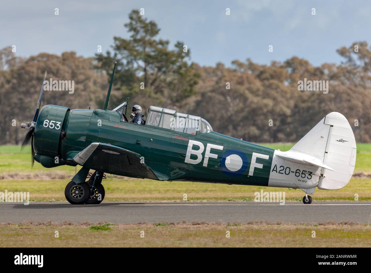 Commonwealth Aircraft Corporation CA-16 Wirraway VH-BFF an Australian ...
