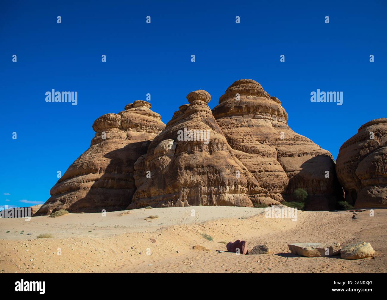 Al-Diwan in jebel Ithlib in al-Hijr archaeological site of Madain Saleh ...