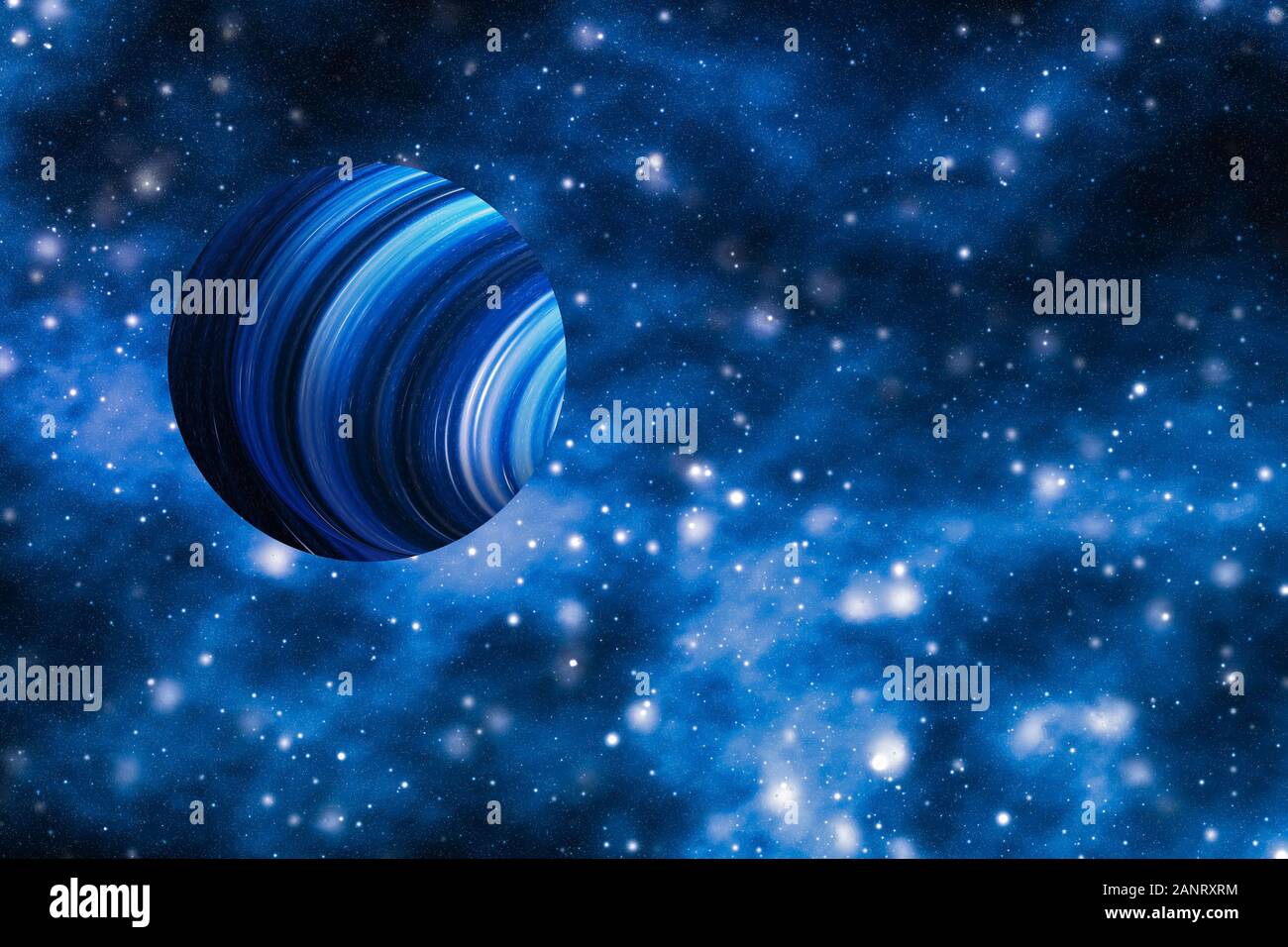 Discovery in astronomy, cosmic abstract and future technology concept ...